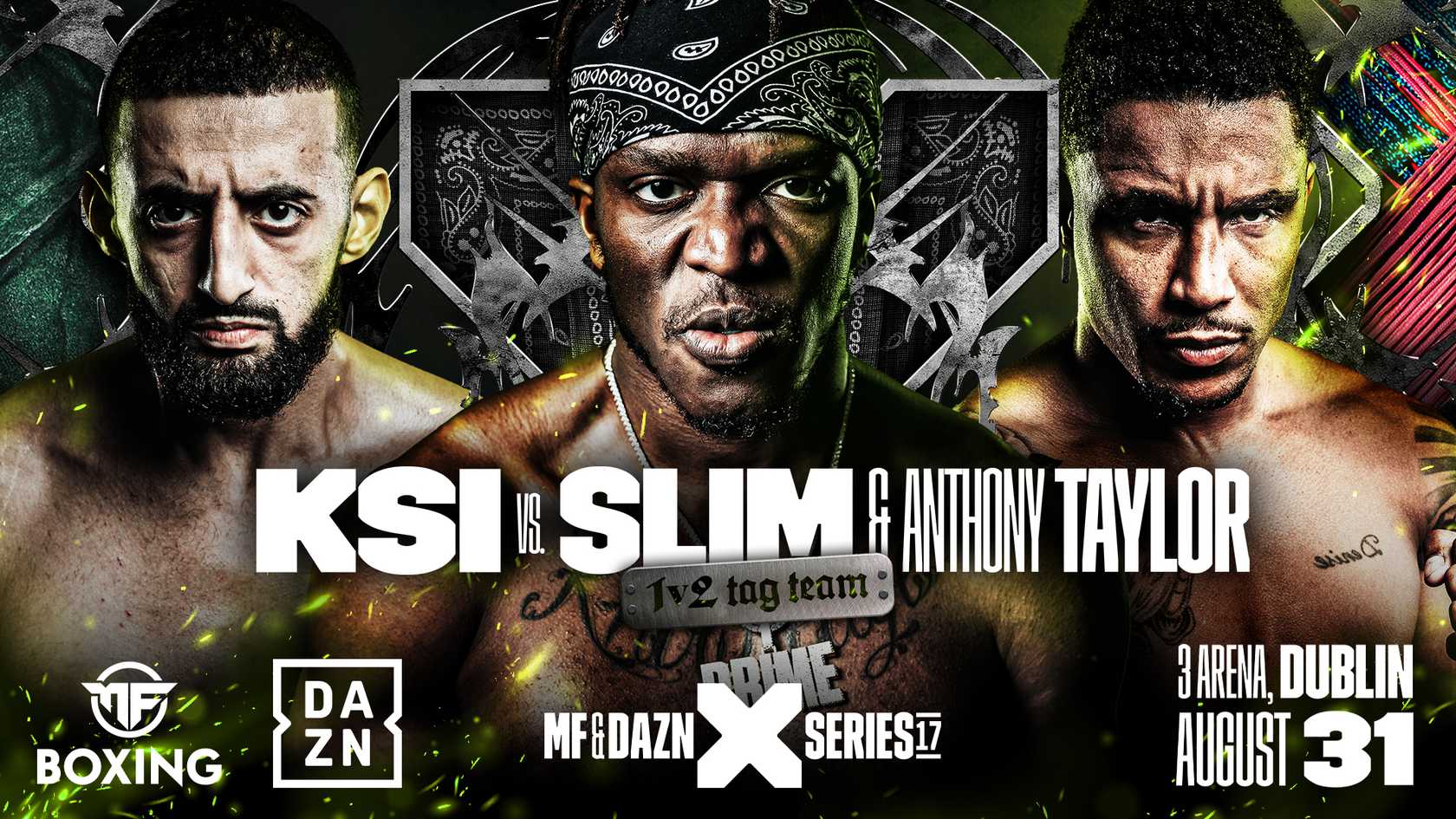KSI FACES SLIM AND ANTHONY TAYLOR AT X SERIES 17 IN DUBLIN – Misfits Inc